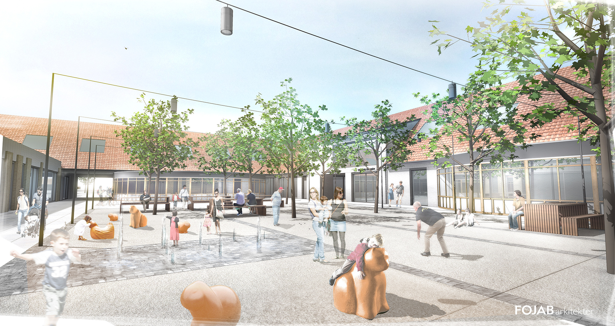 Lilla Torg i Vellinge Centrum - Forsen